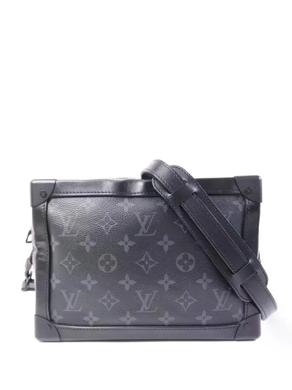 LOUIS VUITTON Soft Trunk Shoulder Bag In Monogram Eclipse Canvas