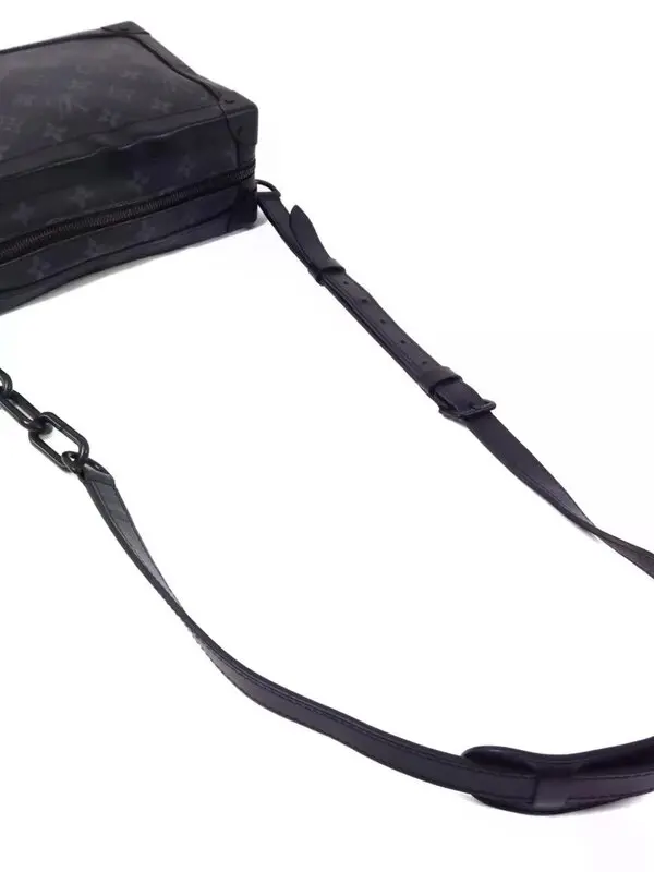 LOUIS VUITTON Soft Trunk Shoulder Bag In Monogram Eclipse Canvas