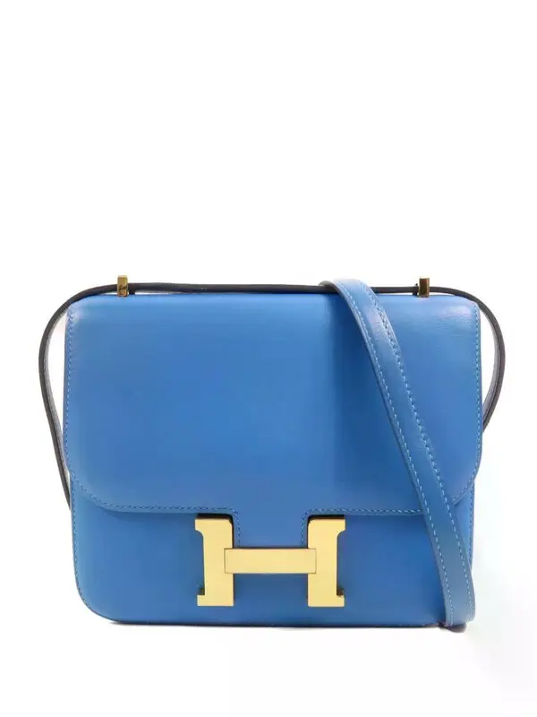Hermès Mini Constance Shoulder Bag - Blue