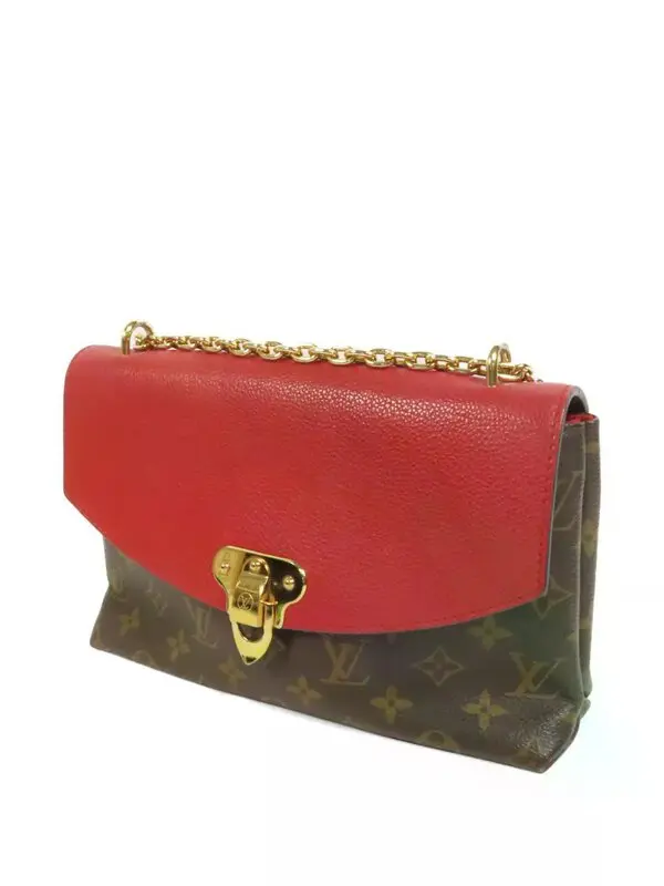 LOUIS VUITTON Monogram Canvas Chain Shoulder Bag - Brown