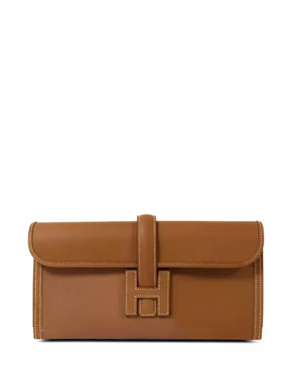 Hermès Jige Elan 29 Clutch Bag - Brown