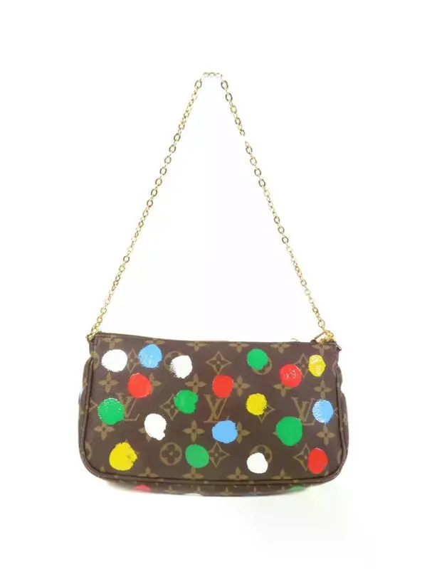 LOUIS VUITTON Monogram Yayoi Kusama Multi Pochette Shoulder Bag