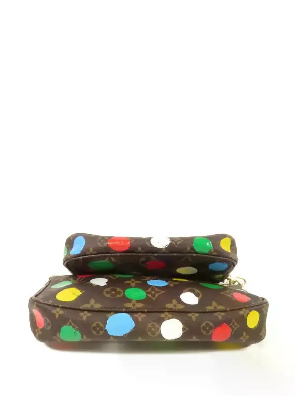 LOUIS VUITTON Monogram Yayoi Kusama Multi Pochette Shoulder Bag