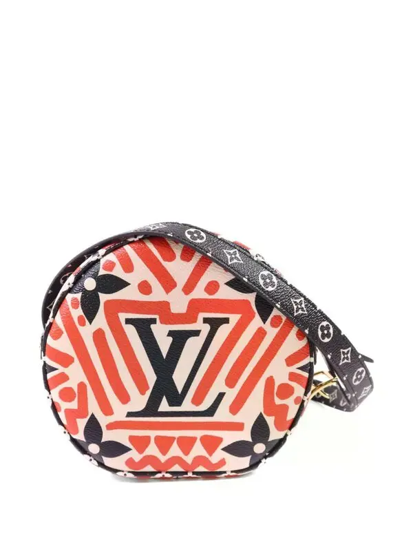 LOUIS VUITTON Monogram Giant Crafty Boite Chapeau Souple Crossbody Bag - Red