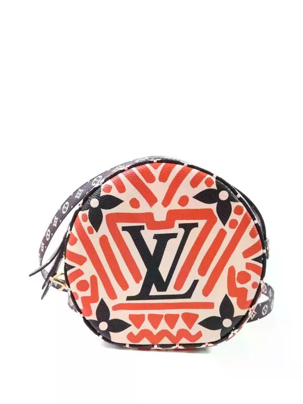 LOUIS VUITTON Monogram Giant Crafty Boite Chapeau Souple Crossbody Bag - Red