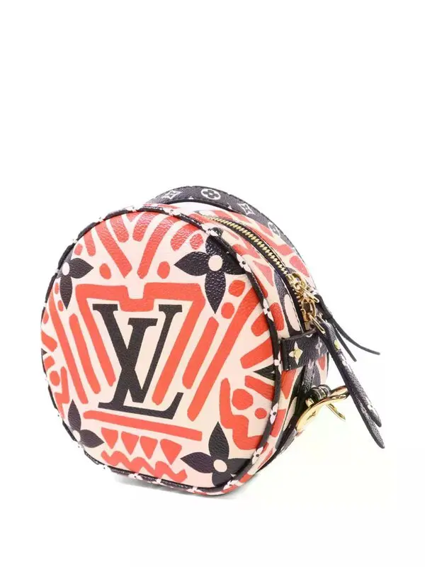 LOUIS VUITTON Monogram Giant Crafty Boite Chapeau Souple Crossbody Bag - Red