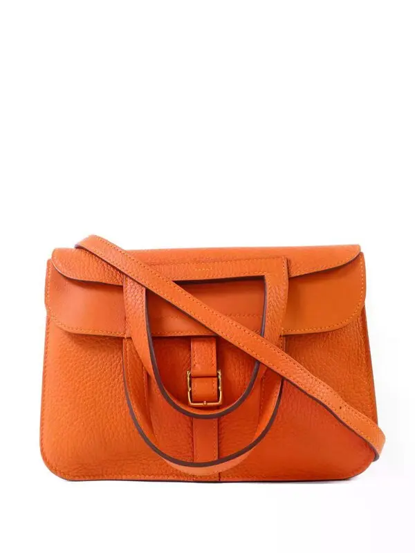 Hermès 2022 25 Halzan Tote Bag - Orange