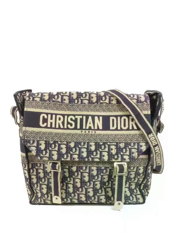 Dior Medium Diorcamp Oblique Shoulder Bag - Blue