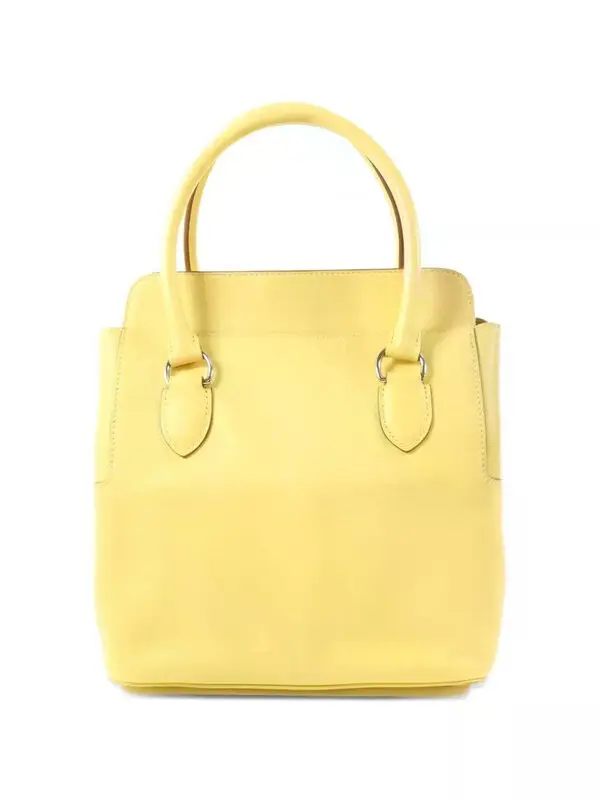 Hermès 20 Tool Box Tote Bag - Yellow