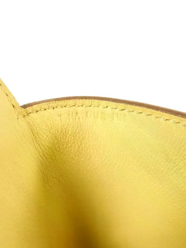 Hermès 20 Tool Box Tote Bag - Yellow