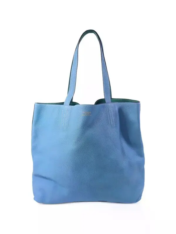 Hermès 28 Double Sens Tote Bag - Blue