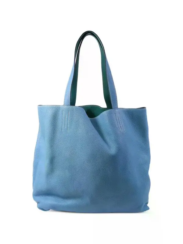 Hermès 28 Double Sens Tote Bag - Blue