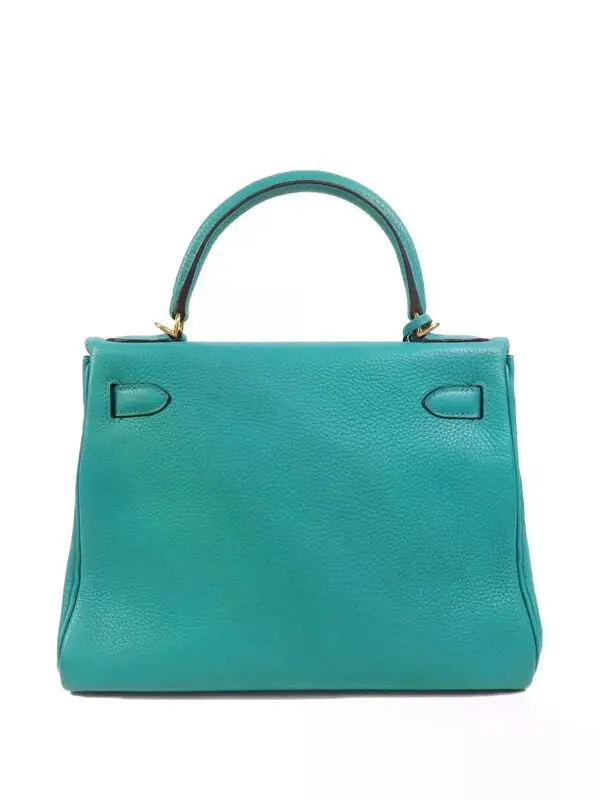 Hermès Kelly 28 Leather Tote Bag - Blue