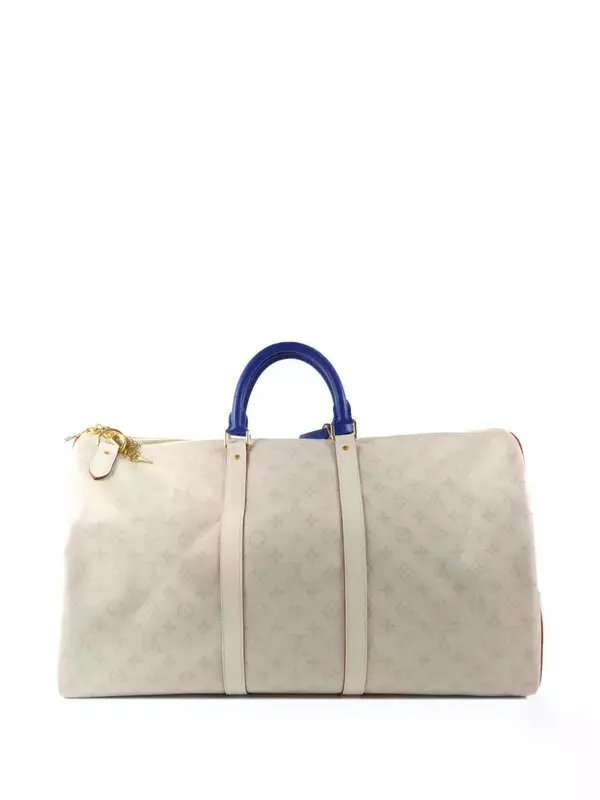 LOUIS VUITTON X Nba Keepall Bandoulière Luggage - Grey