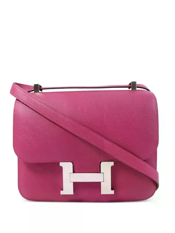 Hermès 24 Constance Shoulder Bag - Pink