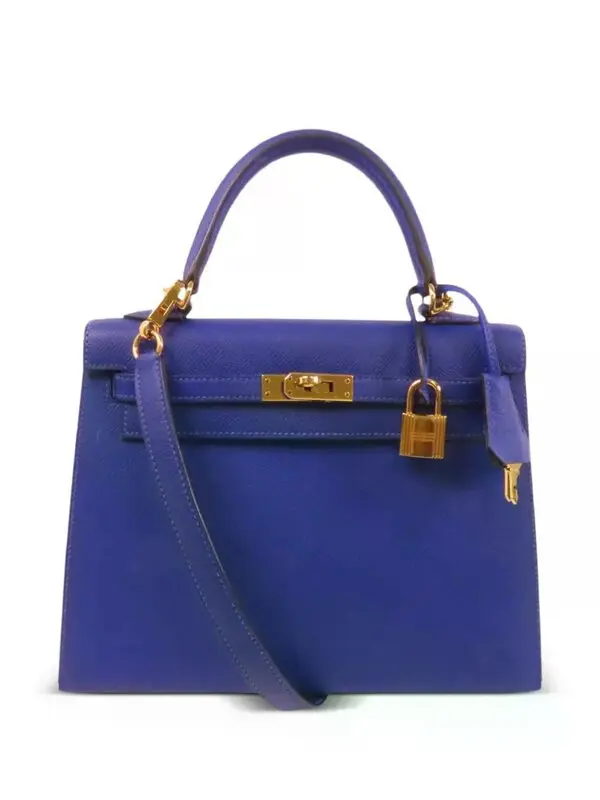 Hermès Kelly 25 Epsom Tote Bag - Blue