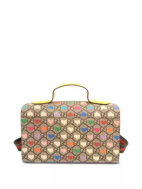 Gucci Gg Heart Print Shoulder Bag