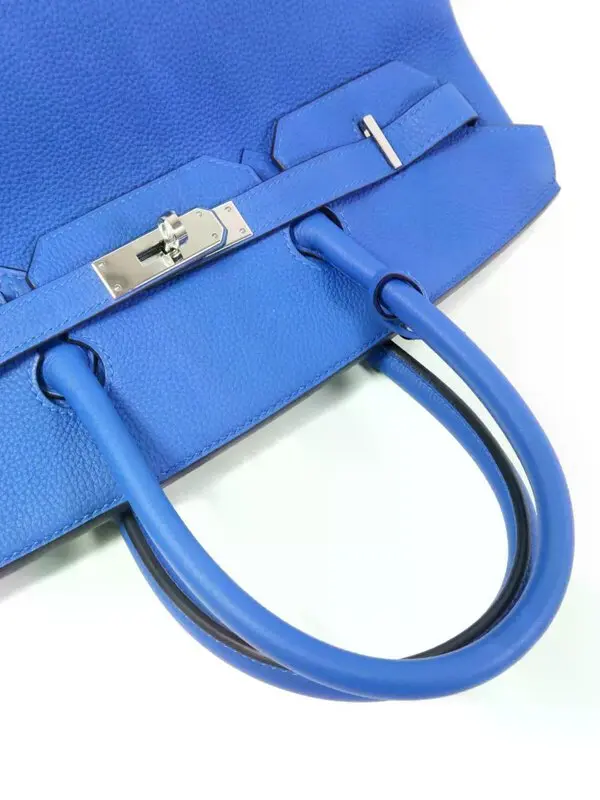 Hermès 35 Birkin Togo-leather Tote Bag - Blue