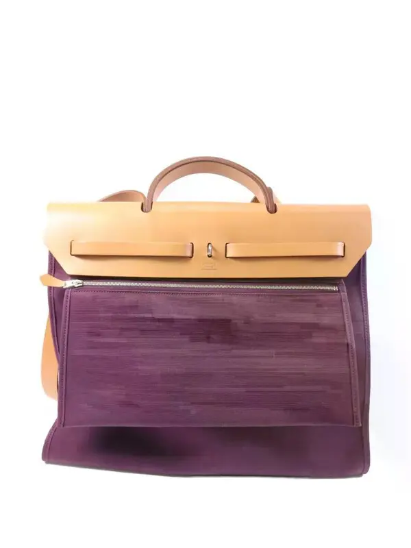 Hermès Mm Herbag Tote Bag - Purple