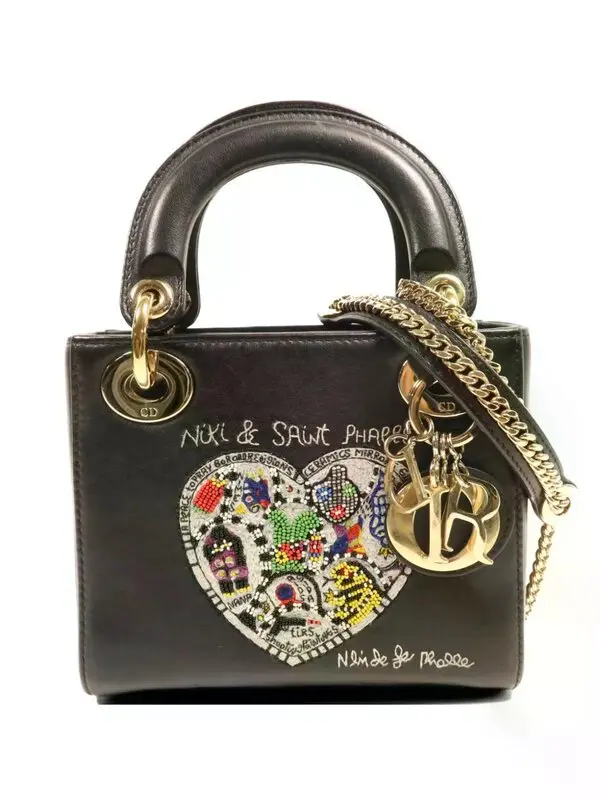 Dior Lady Niki De Saint Phalle Tote Bag - Black