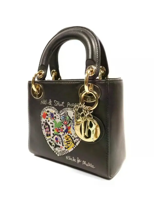 Dior Lady Niki De Saint Phalle Tote Bag - Black