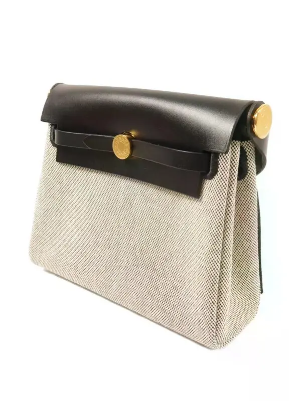 Hermès Mini Herbag Shoulder Bag - Neutrals