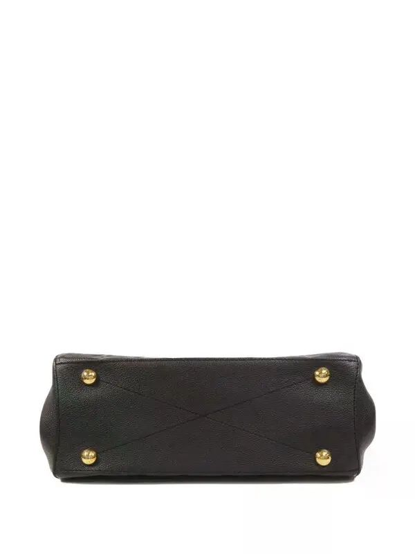 LOUIS VUITTON Monogram Empreinte Montaigne Mm Shoulder Bag - Black