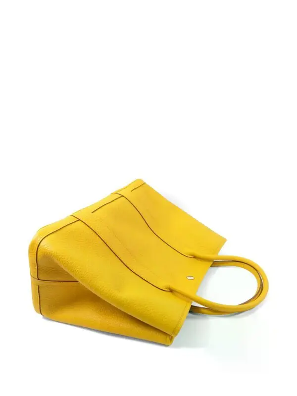 Hermès Pm Garden Party Negonda-leather Tote Bag - Yellow
