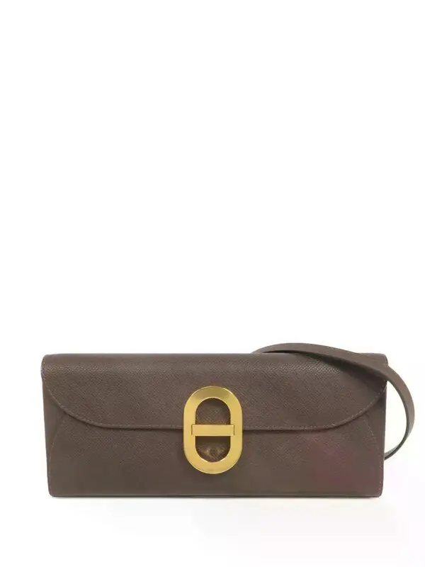 Hermès 2024 Maillon To Go Epsom Shoulder Bag - Brown