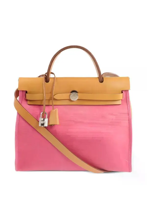 Hermès Herbag Pm Tote Bag - Pink