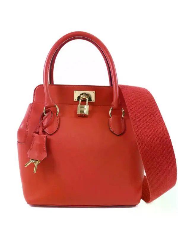 Hermès 2018 20 Tool Box Tote Bag - Red