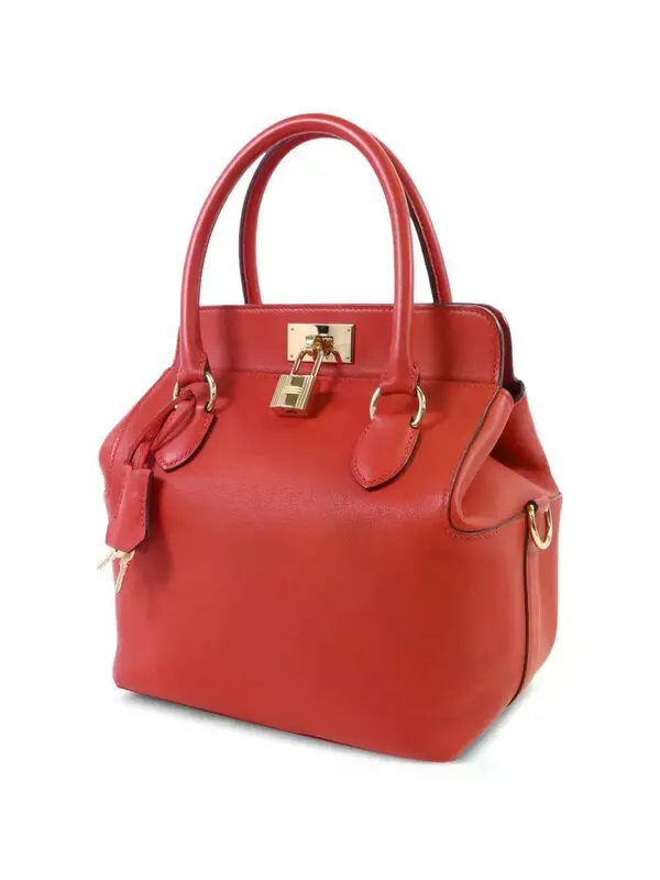 Hermès 2018 20 Tool Box Tote Bag - Red