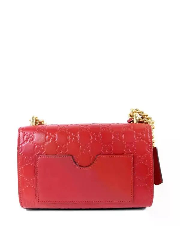 Gucci Padlock Gg Shoulder Bag - Red