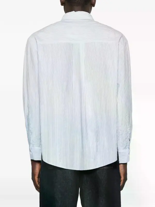 ACUPUNCTURE 1993 Striped Panelled Shirt