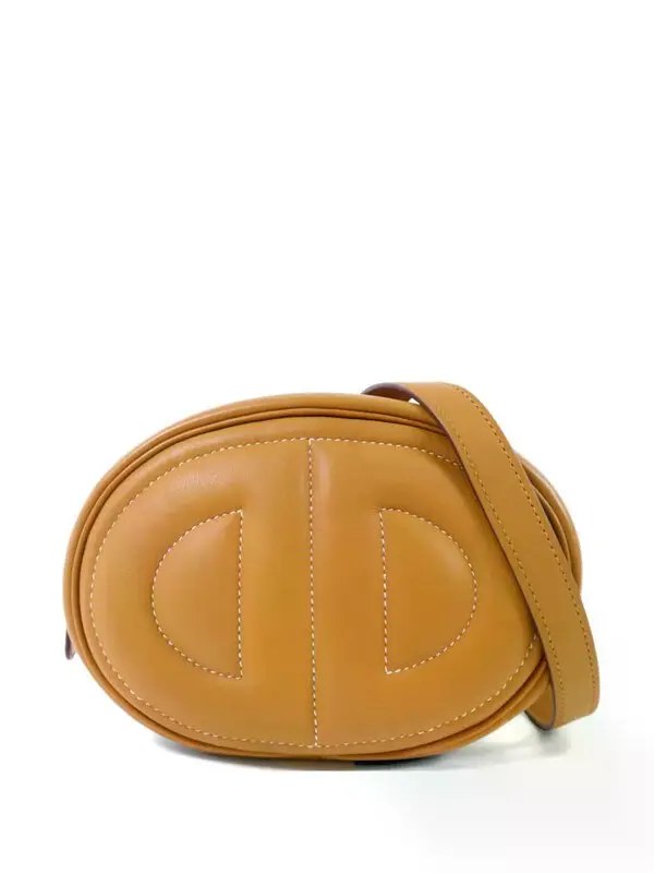 Hermès In The Loop" Belt Bag In Caramel Brown Swift Leather