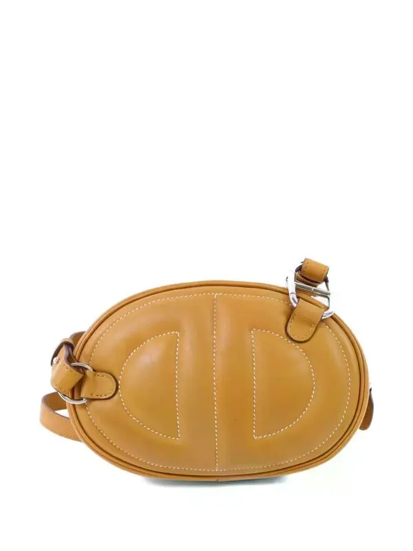 Hermès In The Loop" Belt Bag In Caramel Brown Swift Leather
