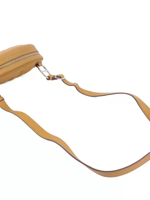 Hermès In The Loop" Belt Bag In Caramel Brown Swift Leather