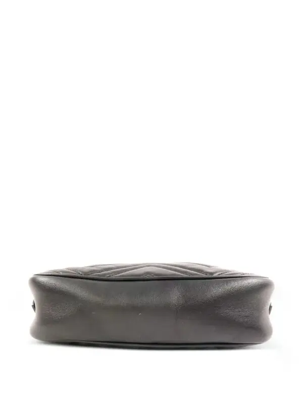 Gucci Gg Marmont Matelassé Shoulder Bag - Black