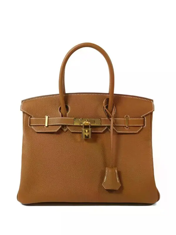 Hermès 30 Birkin Leather Handbag - Brown