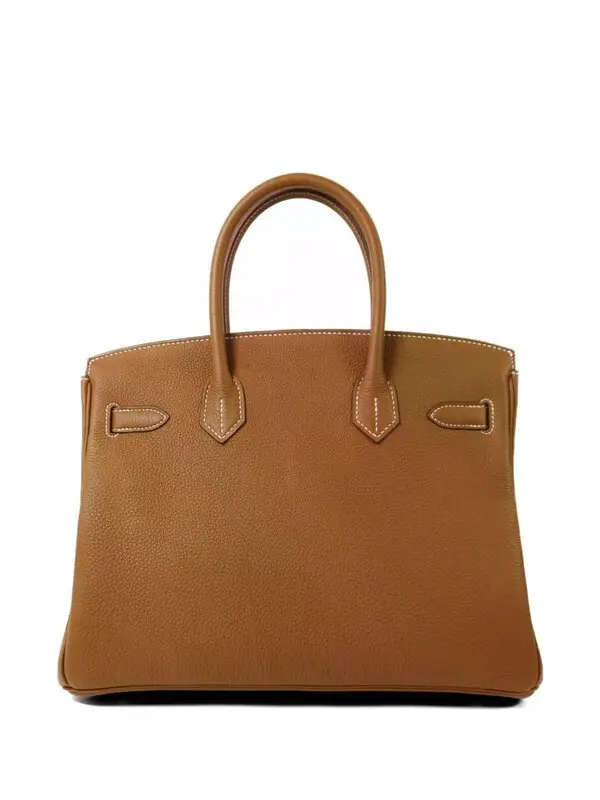 Hermès 30 Birkin Leather Handbag - Brown