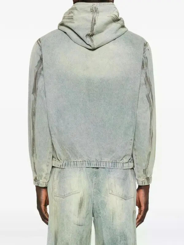 ACUPUNCTURE 1993 Distressed Logo Patch Hoodie