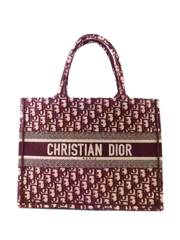 Dior Book Tote Bag - Purple