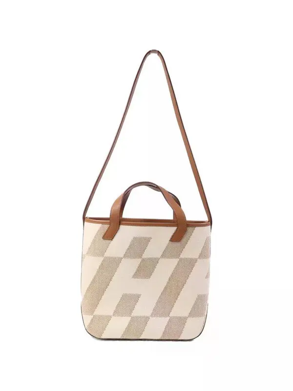 Hermès Cabas H En Biais 27 Two-way Handbag