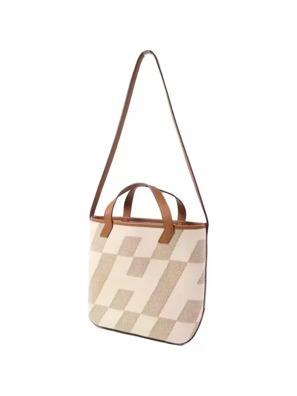 Hermès Cabas H En Biais 27 Two-way Handbag