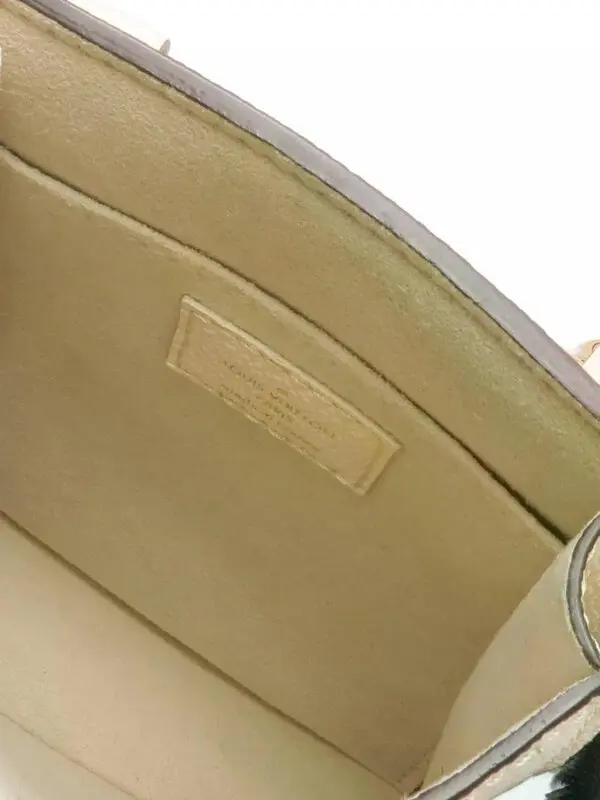 LOUIS VUITTON Petit Sac Plat Calfskin Tote Bag - Neutrals