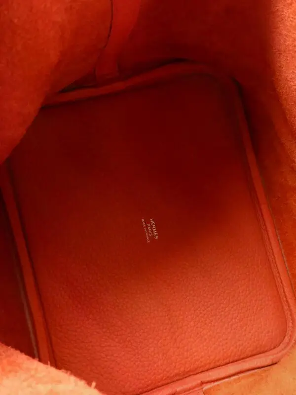 Hermès Mm Picotin Tote Bag - Red