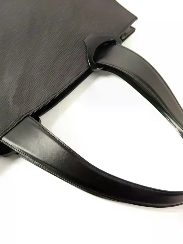 LOUIS VUITTON Gemo Leather Tote Bag - Black