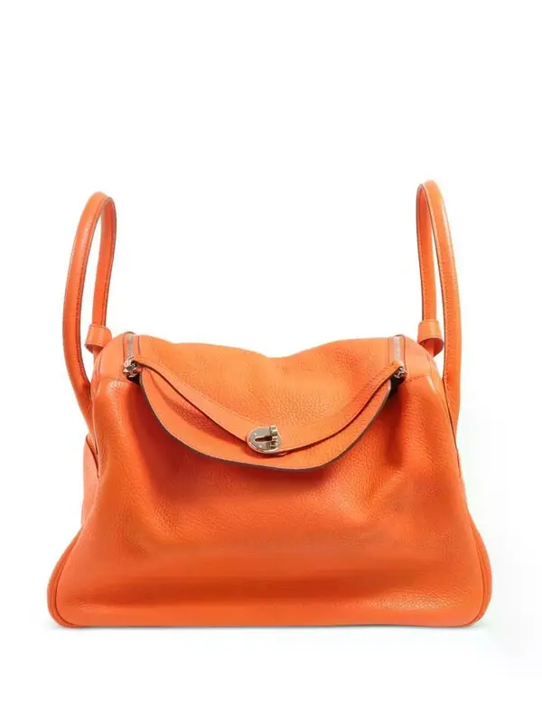 Hermès Lindy 34 Tote Bag - Orange