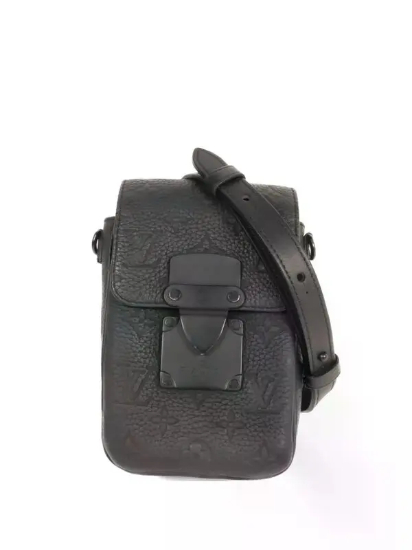LOUIS VUITTON S-lock Monogram Taurillon Messenger Bag