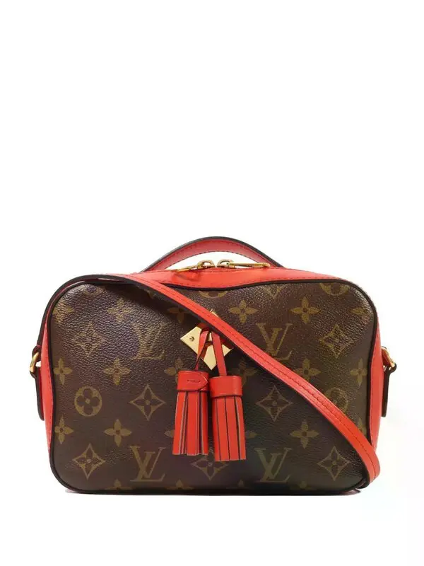 LOUIS VUITTON Monogram Saintonge Handbag - Brown